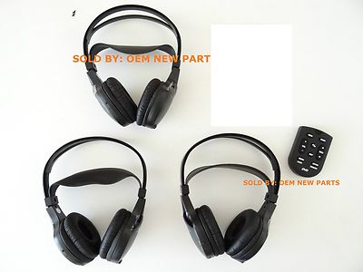 Genuine FORD MERCURY 3 Wireless DVD Infrared Headphones Headset with ...