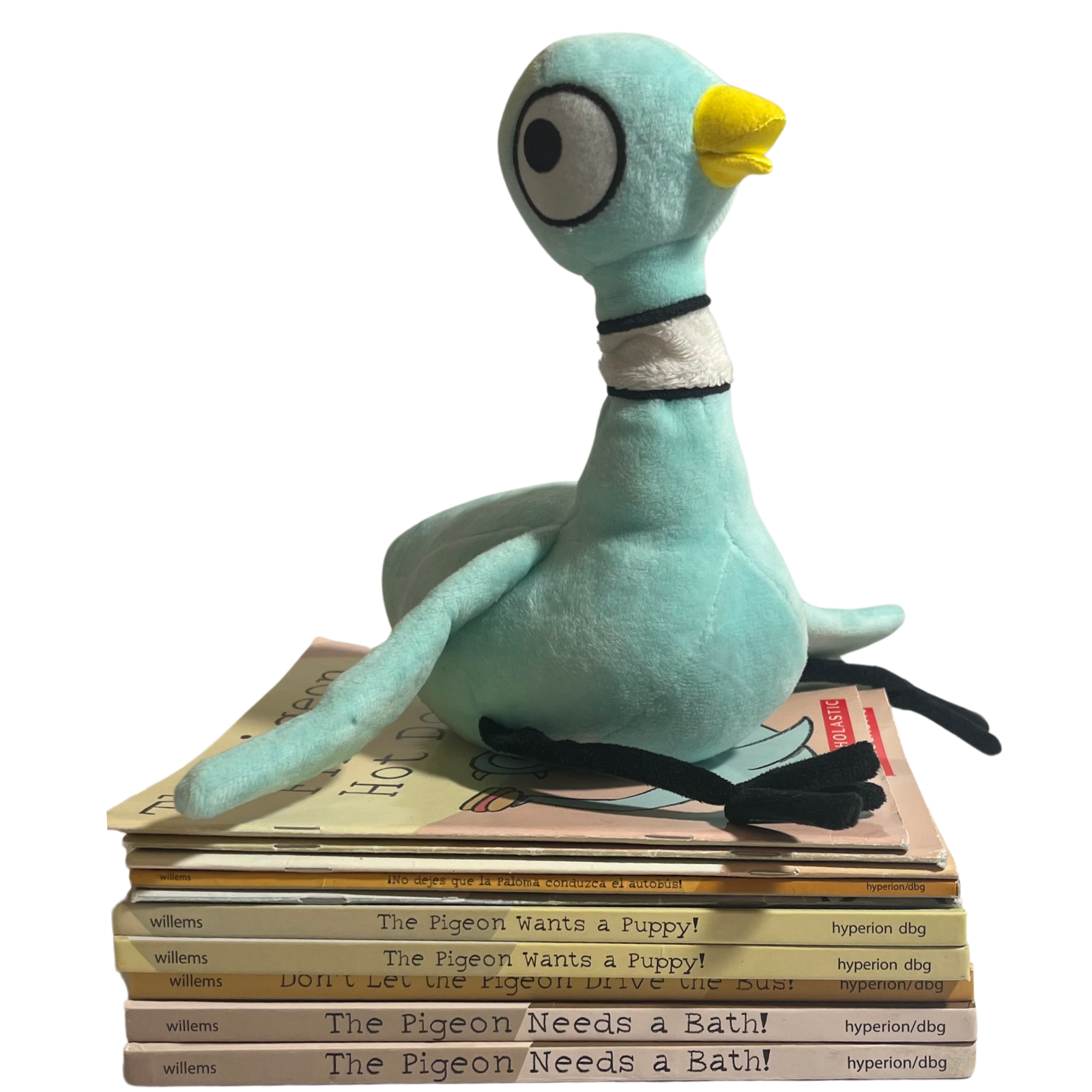 Pigeon Series by Mo Willems, lot of 10 with Pigeon Plush Stuffed Animal ...