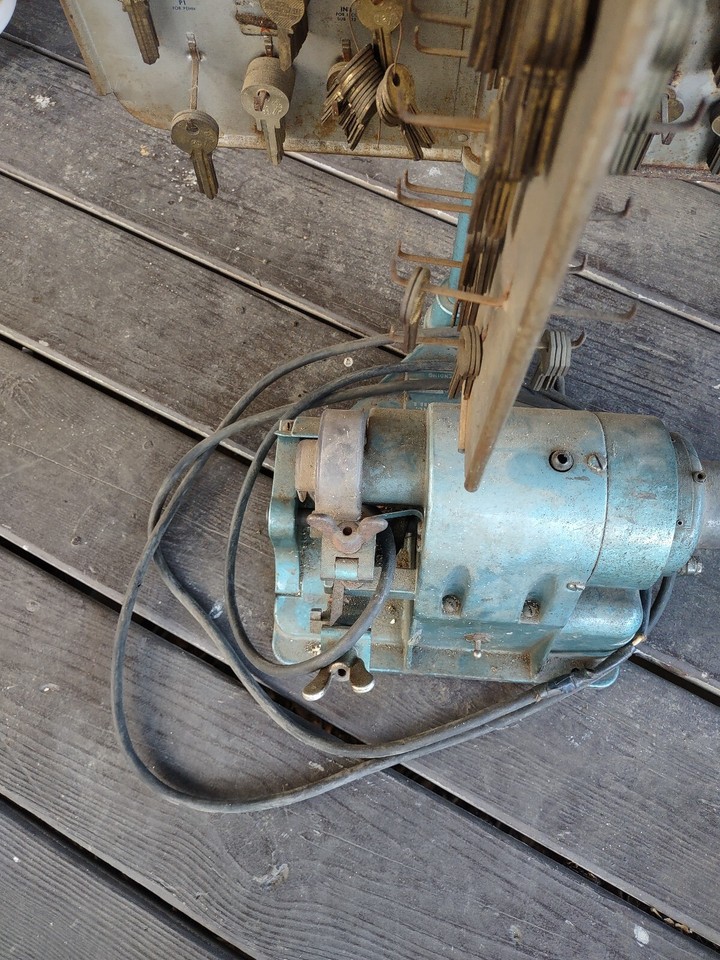 Cole Key Cutter Machine Vintage As Is For Display Only | eBay