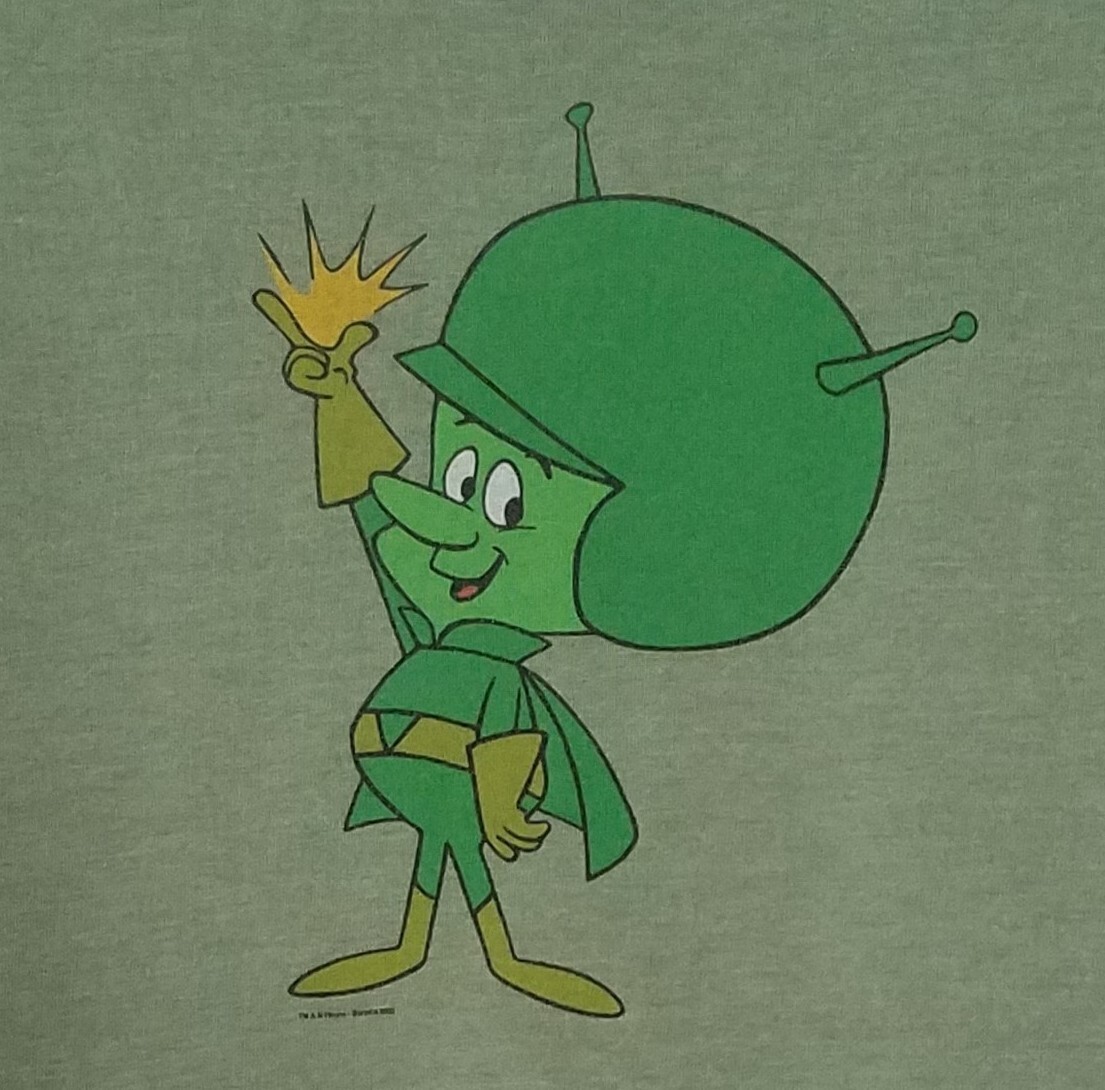 The Great Gazoo The Flintstones Green Ringer T-shirt… - Gem