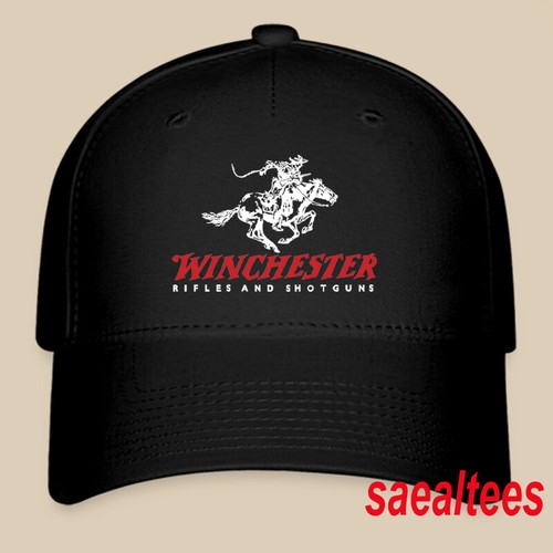 Winchester Firearms Printed Black Hat Baseball Cap Size S/M & L/XL | eBay