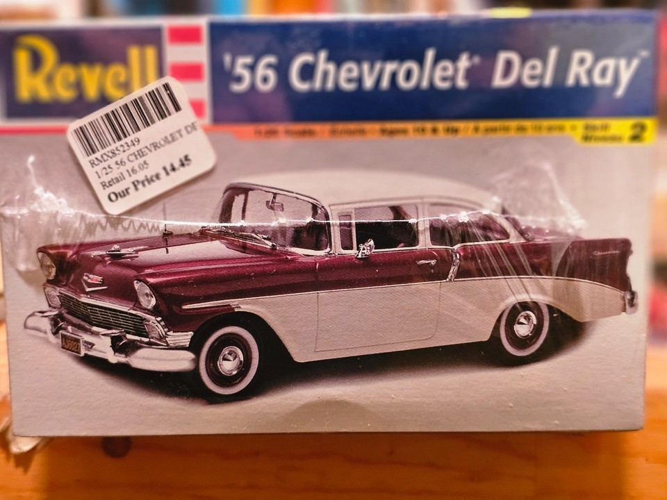 Revell model car kit 56 Chevrolet Del Rey Unopened box | eBay