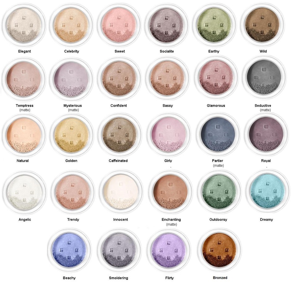 e.l.f. Mineral Eye Shadow PICK YOUR COLOR w/Black Liquid Eyeliner ELF ...