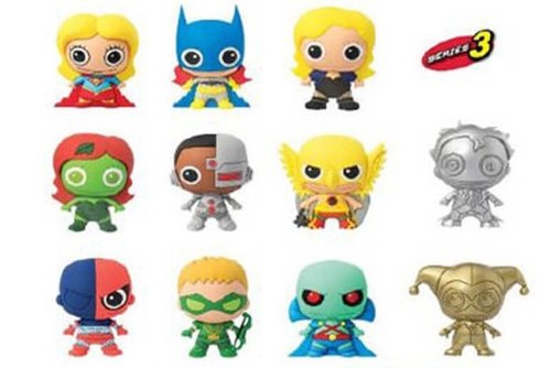 Figural DC Comics Series 3 - 3D Keyring Keychain w/ Package - You Pick ...