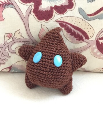 Handmade Crochet Amigurumi Super Mario Galaxy Mini Polari Brown Luma ...