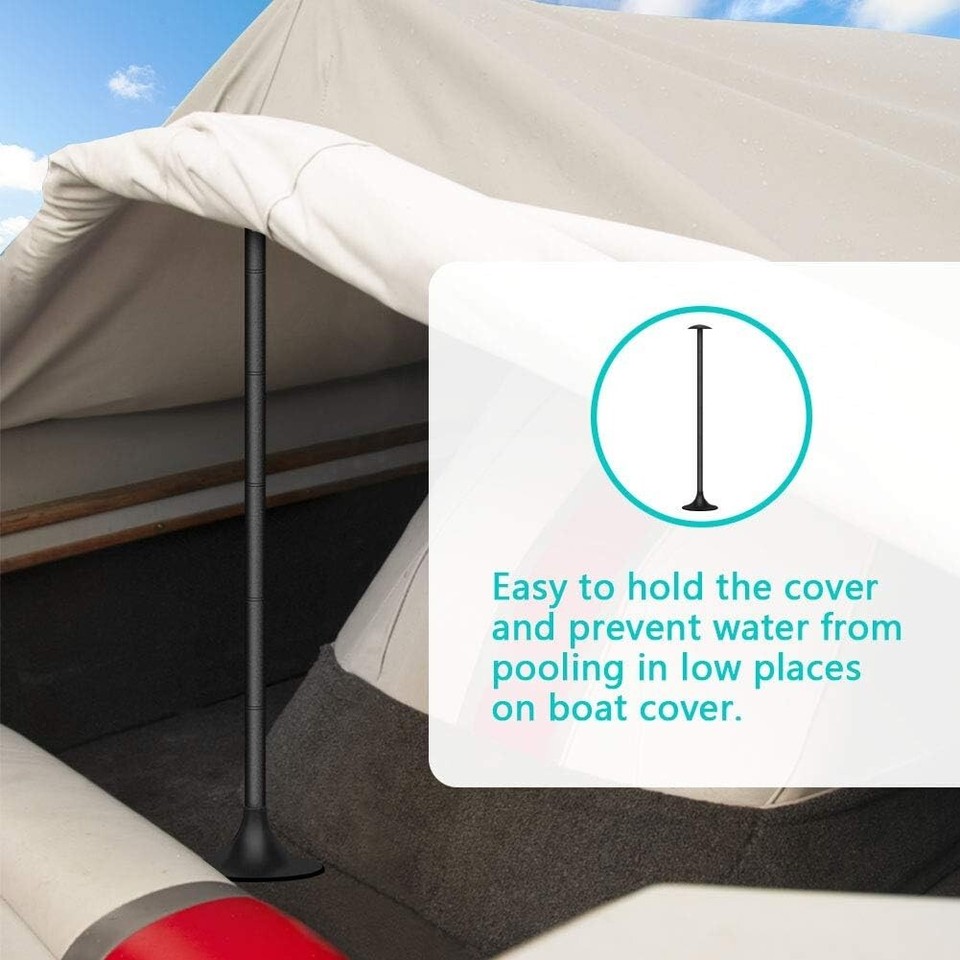 iCOVER Boat Cover Support Pole，Adjustable Pontoon Boat Cover Pole，ABS ...