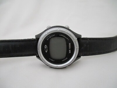 Advance Digital Watch Black Buckle Band Water Resistant 100M | eBay