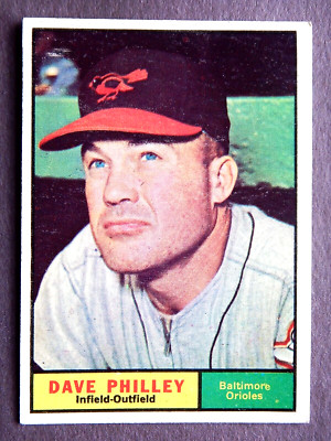 Dave Philley #369 Topps 1961 Baseball Card (Baltimore Orioles) E | eBay