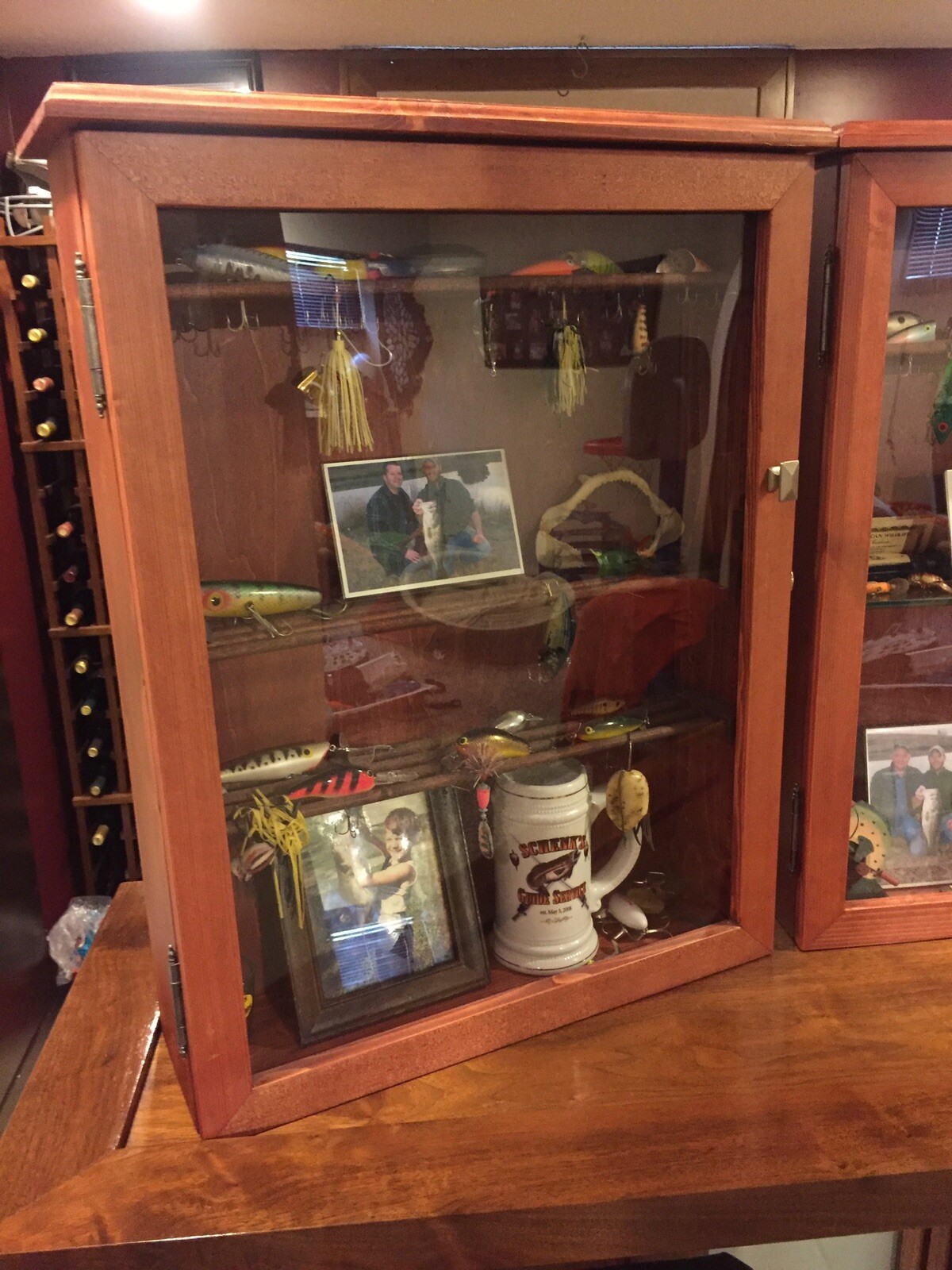 Vintage Fishing Lure/reel Display Case!!! | eBay