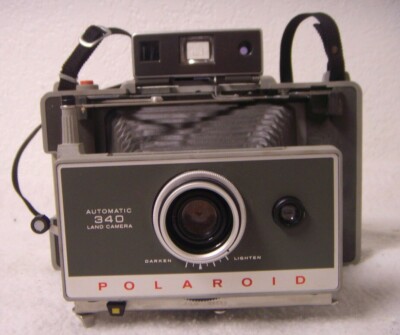Vintage Polaroid Automatic 340 Land Camera | eBay