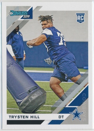 Trysten Hill - Dallas Cowboys - 2019 Panini Donruss Football - RC ...