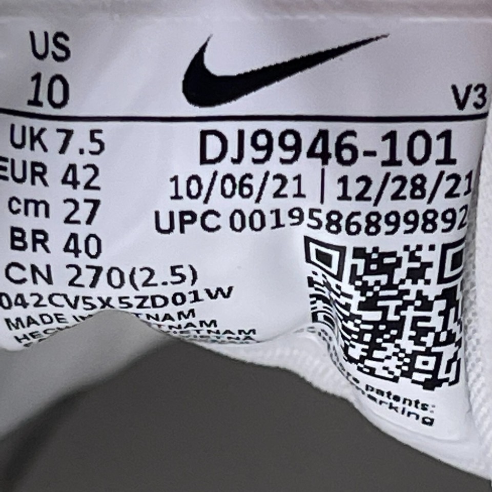 New Nike Air Force 1 Platform Women Size 10 Shoes Summit White Silver ...