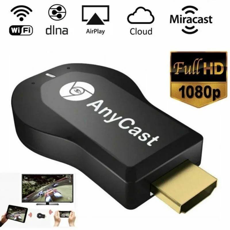 4K WiFi HDMI Anycast Miracast Airplay TV Wireless Display DLNA Dongle ...