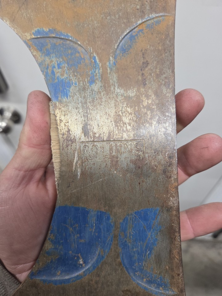 Vintage Collins Commander Double Bit Phantom Bevel Axe Head | eBay