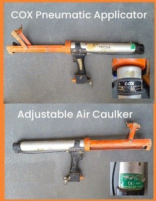 COX Adjustable Adhesive Applicator Pneumatic Air Powered 29 oz. 10 Bar ...