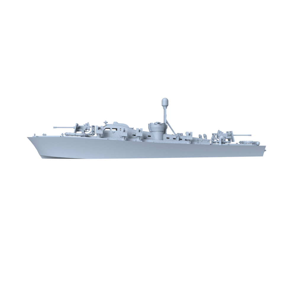 SSMODEL 1/72 Military Model Kit USS Elco 77-Foot PT Boa PT-59 Water ...