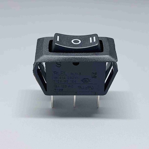 1Pc RLEIL RL1-5 3-Pin 3 Positions Button Rocker Switch 16A 250VAC T125 ...