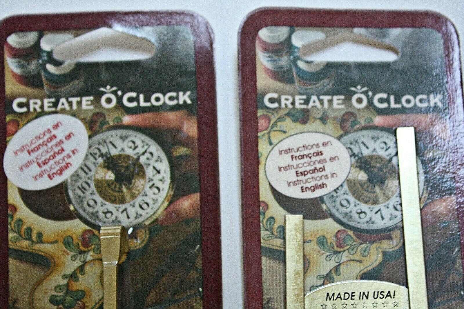 NEW PROVO CRAFT 7 Pc. Create O'Clock Clock Parts Hands Pendulum Hour ...