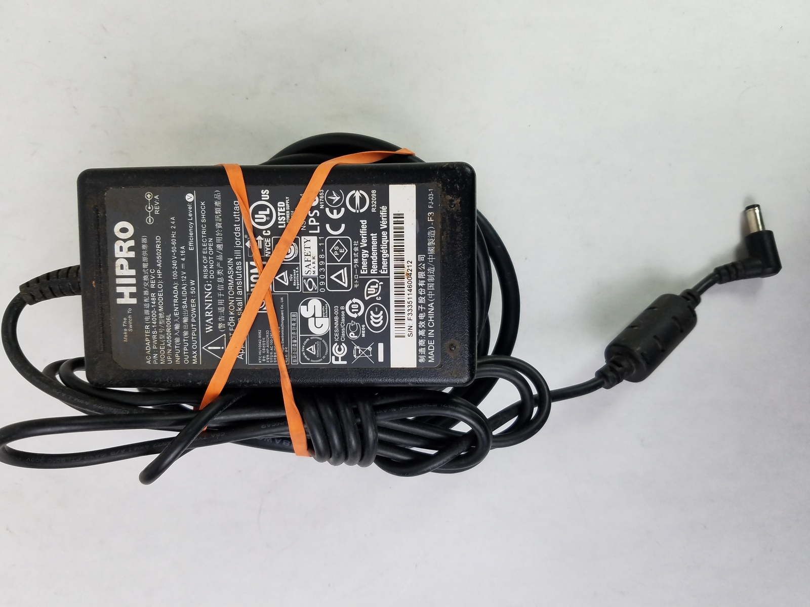 Hipro Hp-a0502r3d AC Adapter 12v 4.16a 50w Power Supply for sale online ...