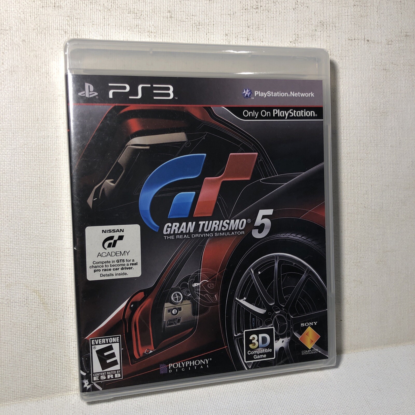 Gran Turismo 5 Sony PlayStation 3 PS3 Brand New Factory Sealed Black ...