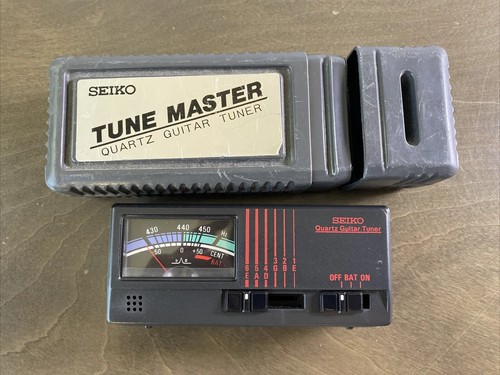 Vintage Seiko Tune Master Quartz Guitar Tuner Model ST-366 With Case ...