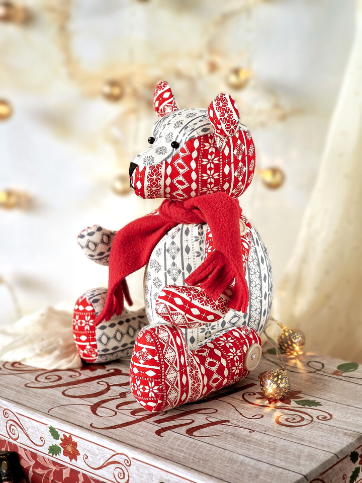 Memory Bear, Fabric Toy Sewing PATTERN Cloth Keepsake Teddy, My Fabric ...