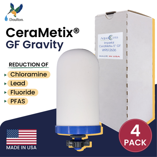 4X CeraMetix® GF Gravity - Chloramine, Lead, Fluoride & PFAS Reduction ...