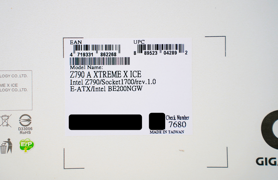 Gigabyte Z790 A AORUS XTREME X ICE Socket LGA1700, E-ATX, Intel 14/13 ...
