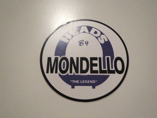 1960's CYLINDER HEADS BY MONDELLO "THE LEGEND" 4 INCH ROUND VINTAGE ...