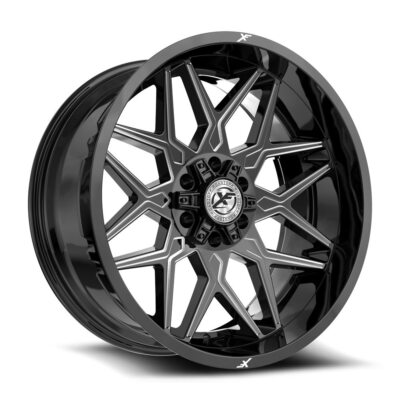 XF Off-Road XF-238 20X10 5X127/5X139.7 -12mm Gloss Black & Milled | eBay