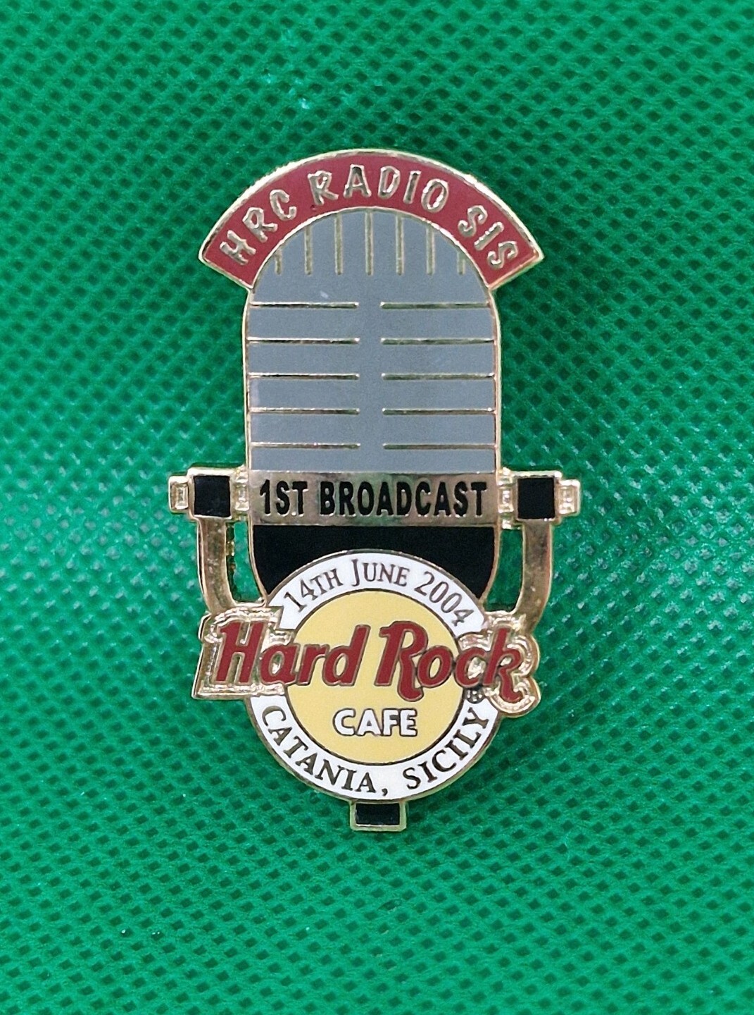 Hard Rock Cafe Catania Sicily Grand Opening Old-Fashioned Microphone ...