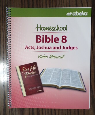 GREAT CONDITION!!! Abeka Bible 8 Acts; Joshua and Judges Video Manual ...