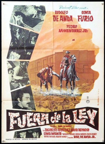 F670 FUERA DE LA LEY, original Mexican Movie Poster, Rodolfo de Anda ...