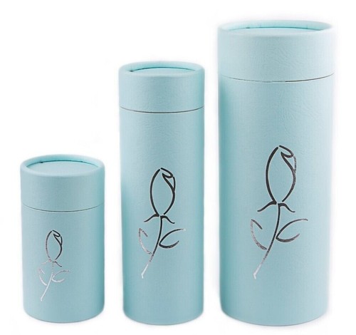 Urn For Pet Ashes Scatter *SCATTERING TUBE* Rose Design For Cat, Dog ...