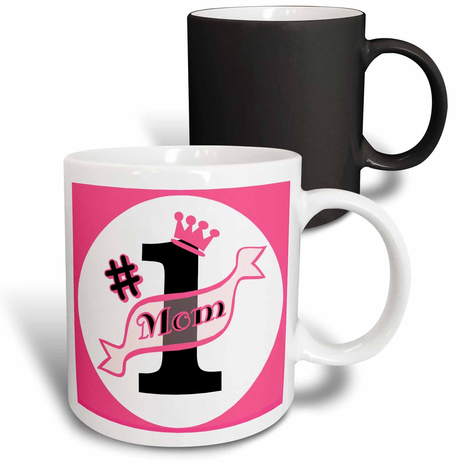 3dRose Number One Mom Pink Mug | eBay