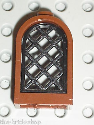 LEGO HARRY POTTER OldBrown Rounded window 30044 /set 4709 Hogwarts ...