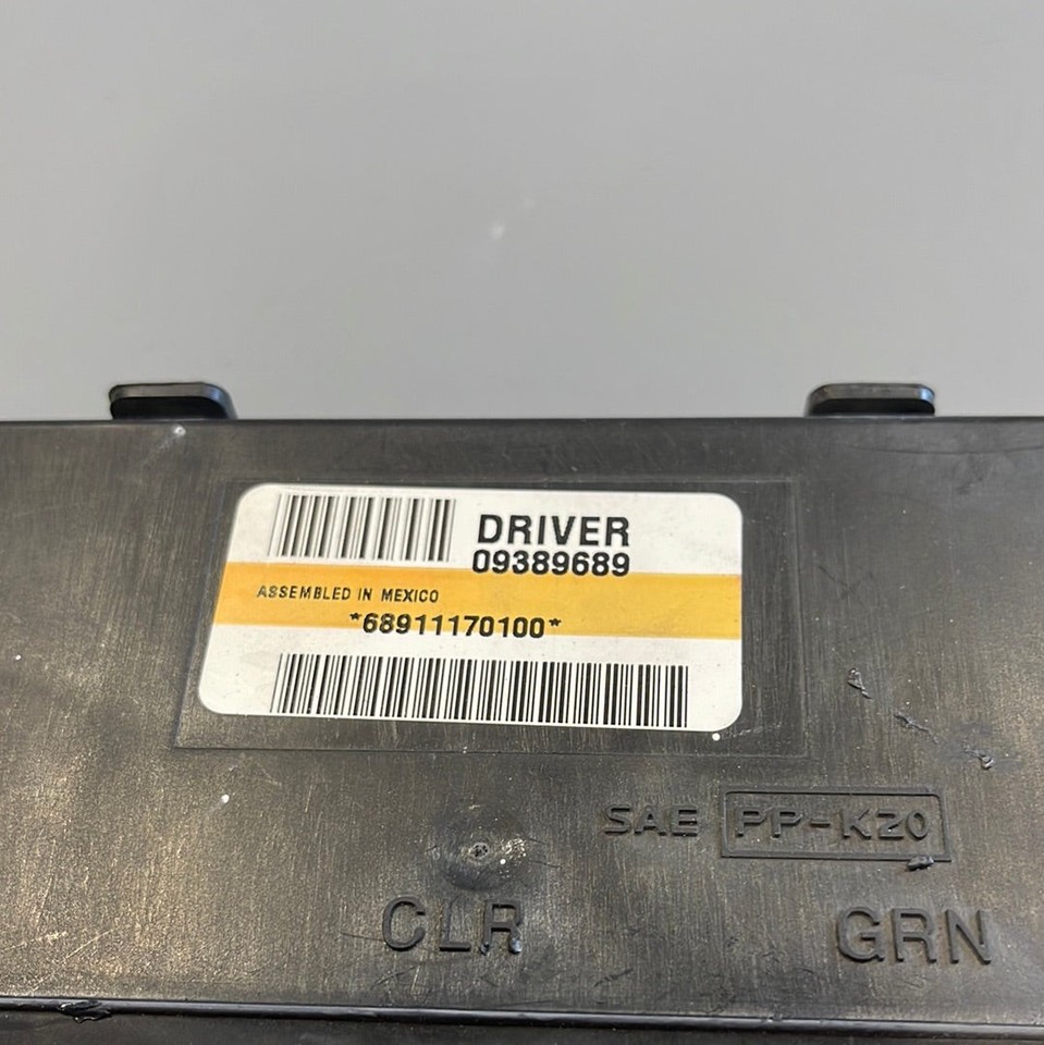 00-04 C5 CORVETTE DRIVER DOOR CONTROL MODULE 09389689 | eBay