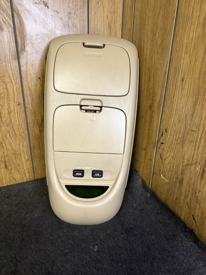 2002-2004 Ford OEM SuperDuty F250 F350 Overhead Console Tan With ...