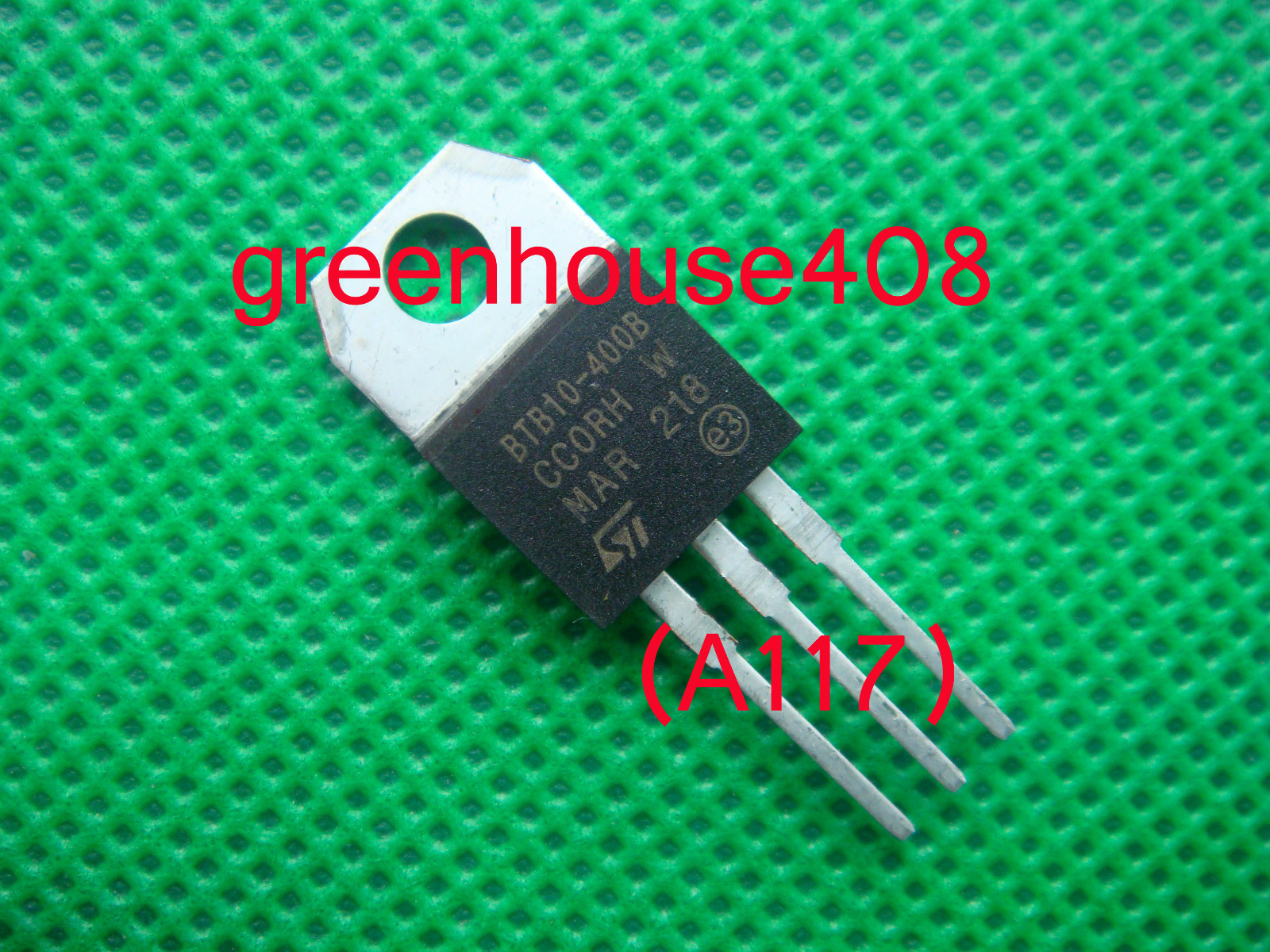 5pcs BTB10-400B 10A (10 AMP) 400V (400 VOLT) TO-220 TRIAC | eBay