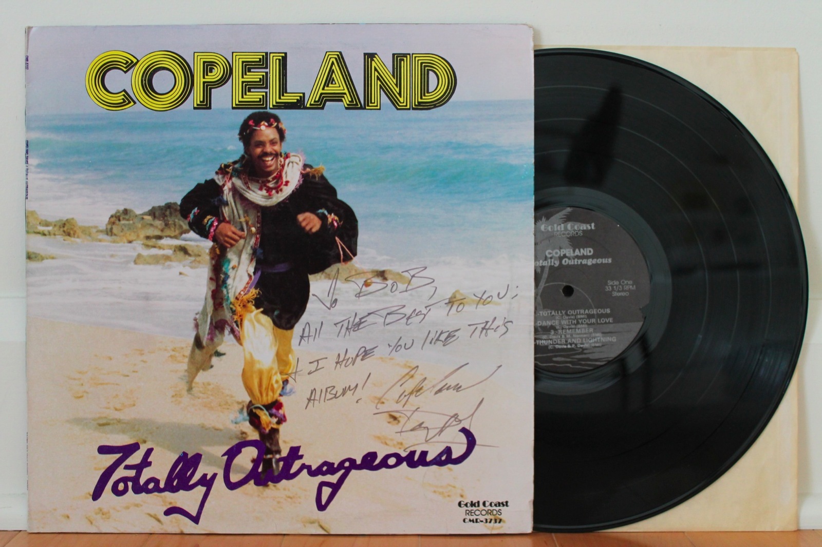 COPELAND DAVIS Totally Outrageous LP (Gold Coast) Miami Funk Modern ...