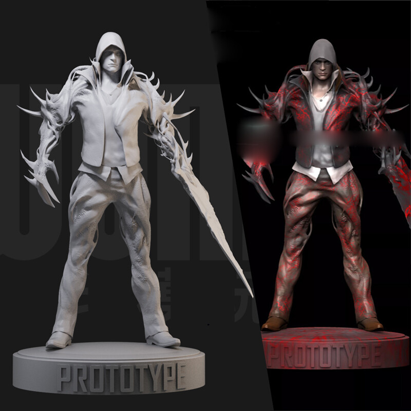 Prototype Claws Alex Mercer From Prototype (Multiple Forms)