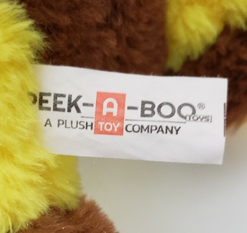 Peek A Boo Plush Dog Puppy Inside Bee Costume Stuffed Animal Toy ...