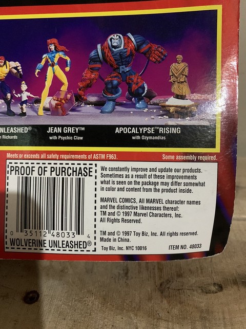 X-men Onslaught Wolverine Unleashed With Franklin Richards ToyBiz 1997 ...