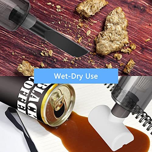 Cordless Rechargeable Mini Vacuum Keyboard Cleaner for Car Home Office ...