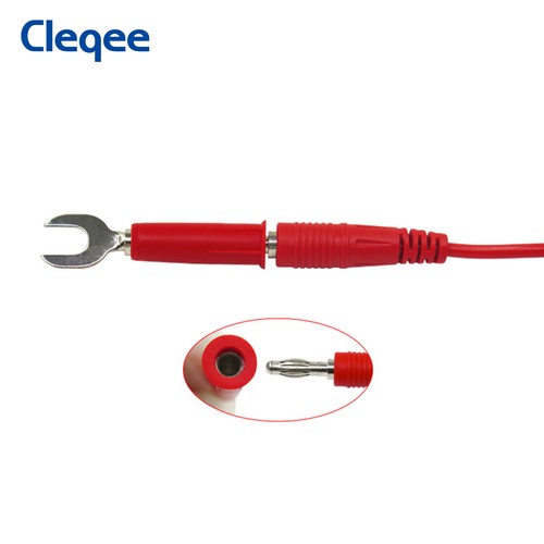 5PCS Fork U&Y Type Spade Plug Adapter Connector for 4mm Banana Plug ...