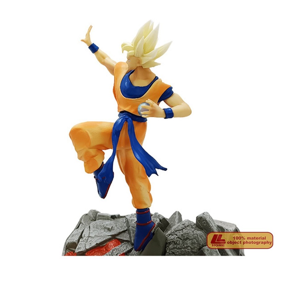 Anime Dragon Ball Z Son goku wear Training clothes Jump throw Figure ...