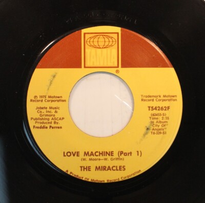 Soul 45 The Miracles - Love Machine (Part 1) / Love Machine (Part 2) On ...