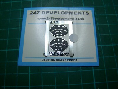 F.R Co Quarry Workmans Carriage No36 16mm scale SM32 G Gauge | eBay UK