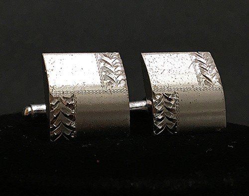 Hayward Sterling Signed Square Etched Cuff Links Vintage | eBay