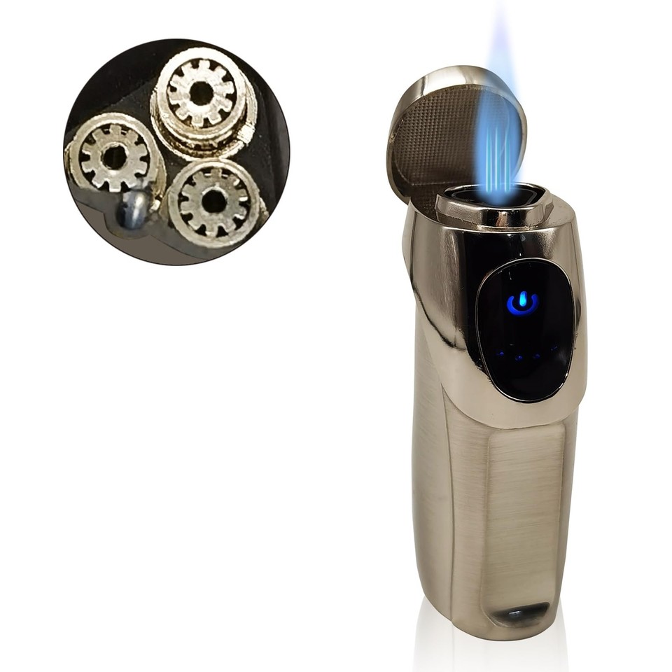 JOBON USB Electronic Torch Lighter, Rechargeable Electric Touch Screen ...